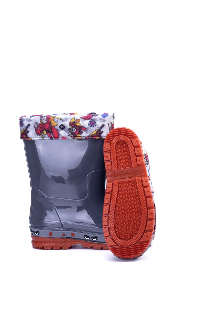 Euromart - Children's Rubber Boots GZ001 - Smoke Gray #365757