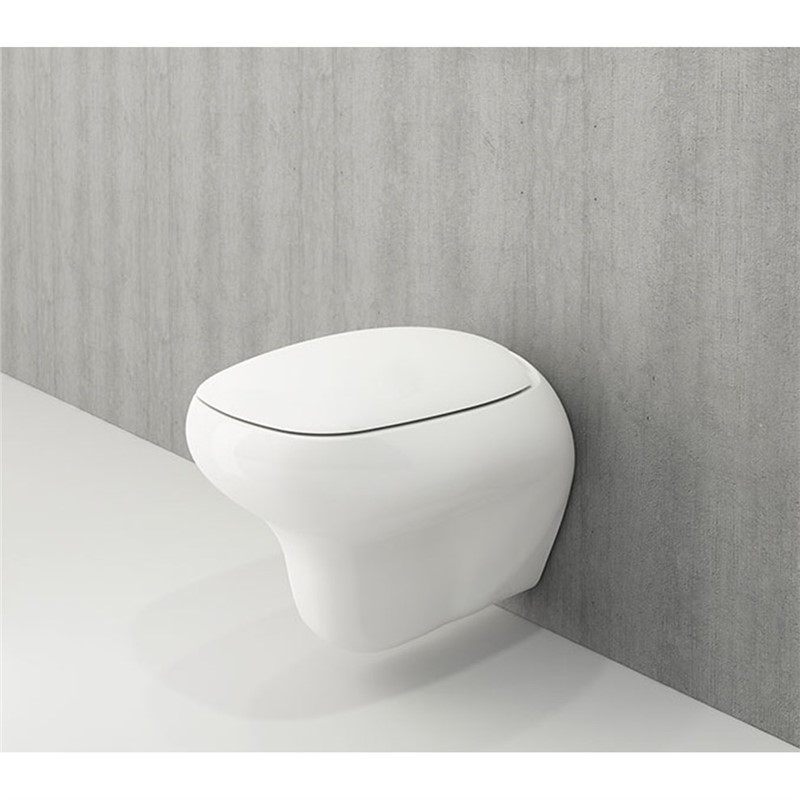 Euromart - Bocchi Fenice Wall Hung Toilet - Bright White - #335086