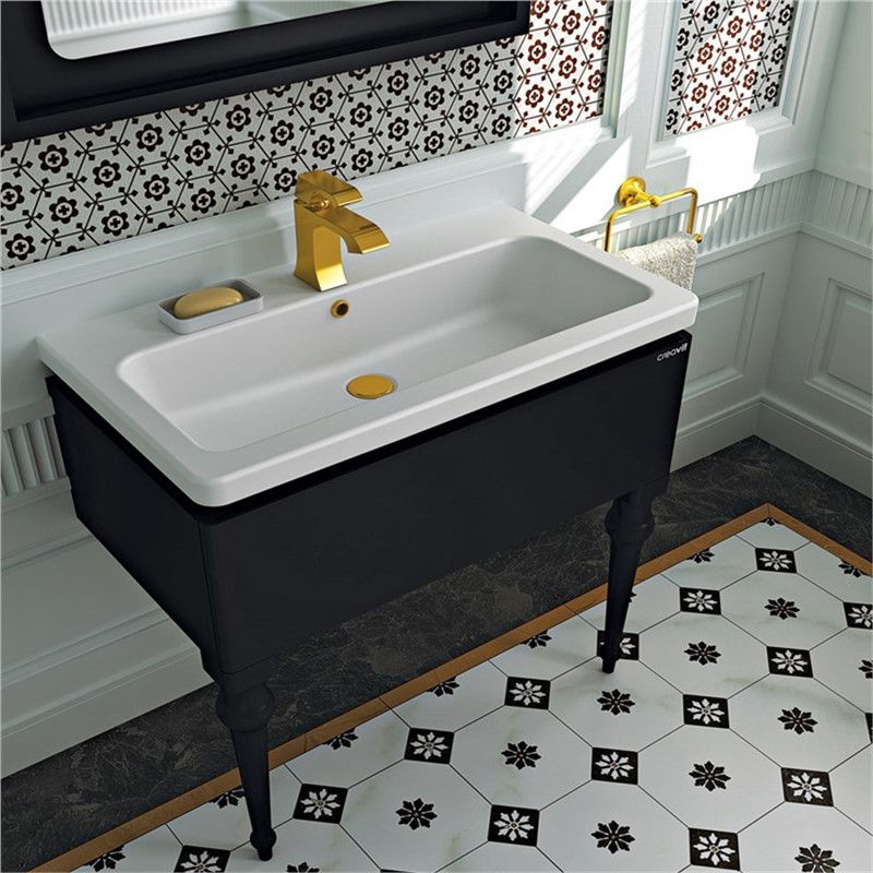 Euromart - Creavit Art Led Mirror 80 cm - Black #338583