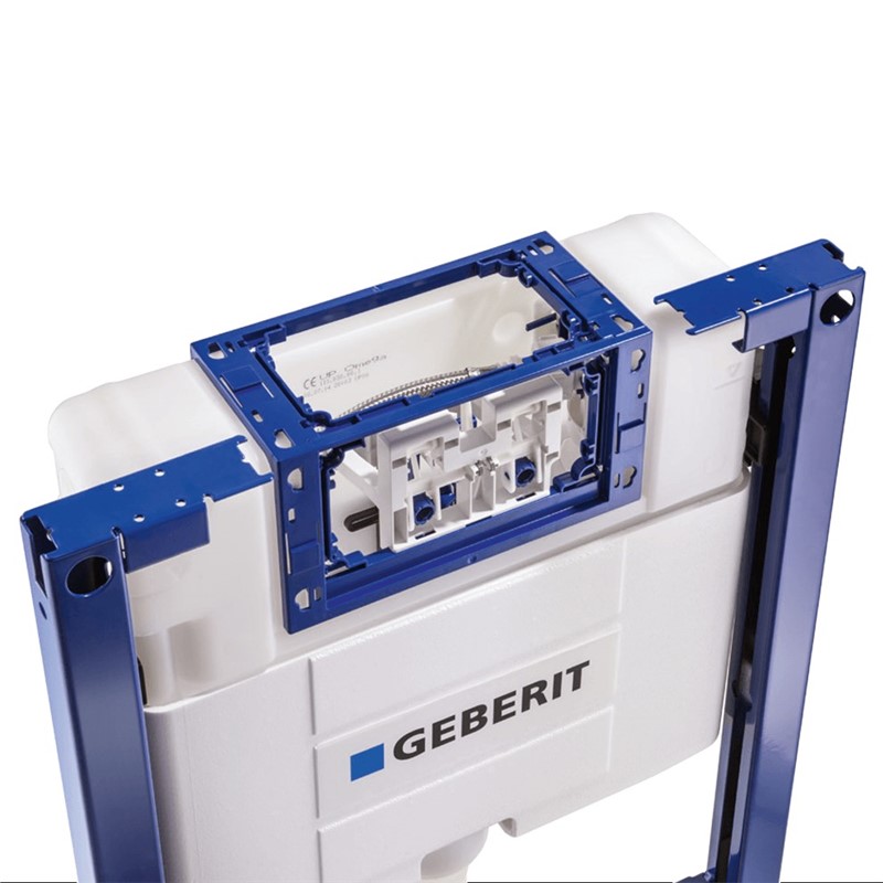 Euromart - Geberit Sigma Kombifix inset cistern with stand 12 cm ...