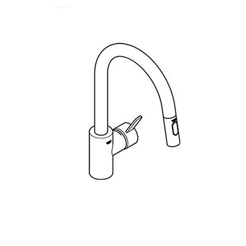 Euromart - Grohe Eurocosmo Kitchen Sink Faucet - Chrome #339780