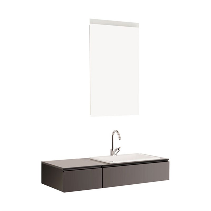 Euromart - Kale Beyaz Saray 120 cm Banyo Dolabı