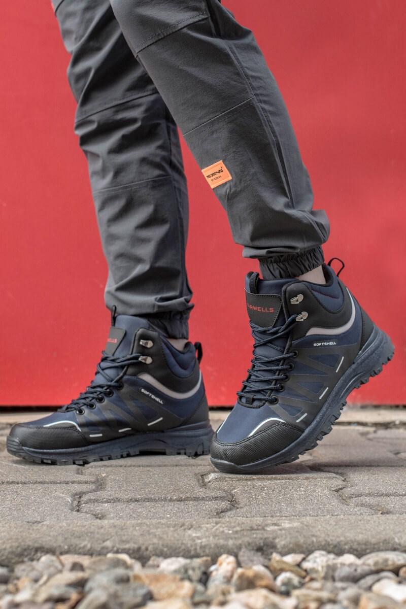Euromart - MARWELLS Softshell Men's Hiking Boots - Navy Blue 20210835604