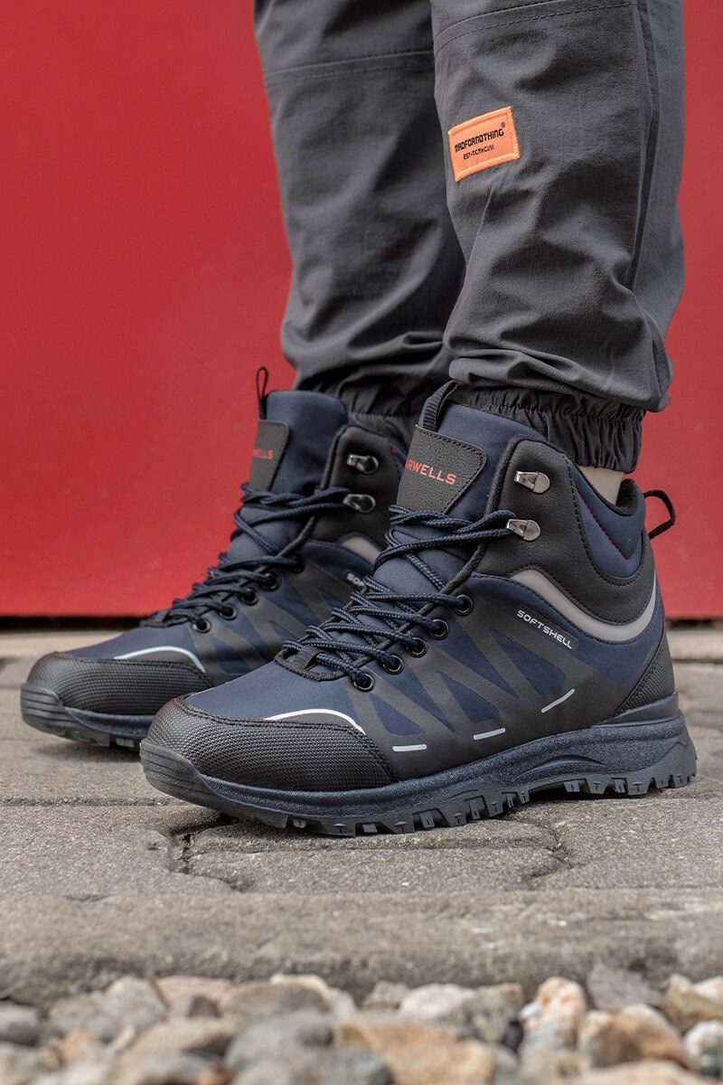 Euromart - MARWELLS Softshell Men's Hiking Boots - Navy Blue 20210835604