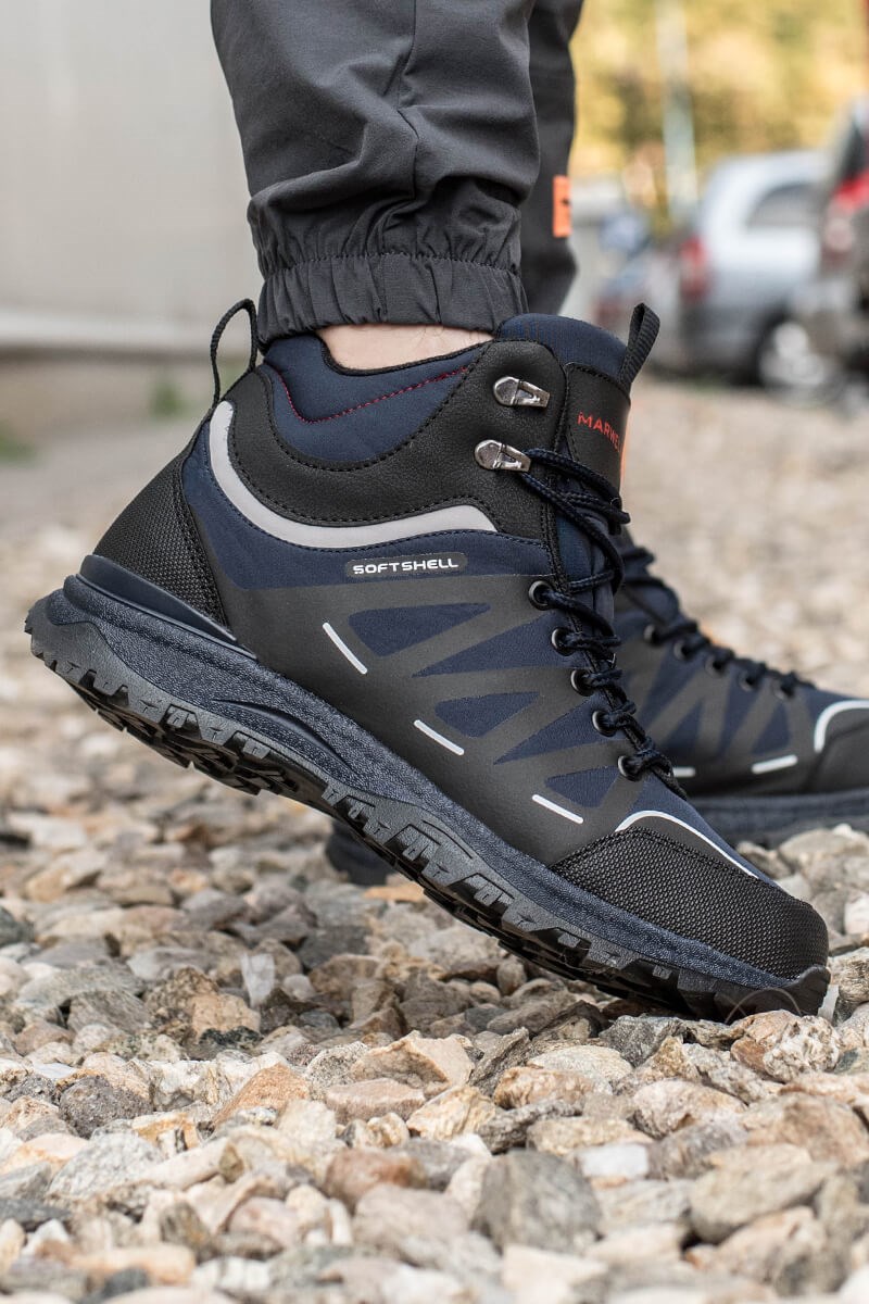 Euromart - MARWELLS Softshell Men's Hiking Boots - Navy Blue 20210835604