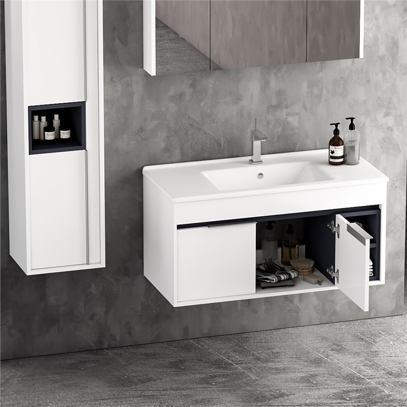 Euromart - Nplus Accent Bathroom Base Cabinet 100cm - #338658