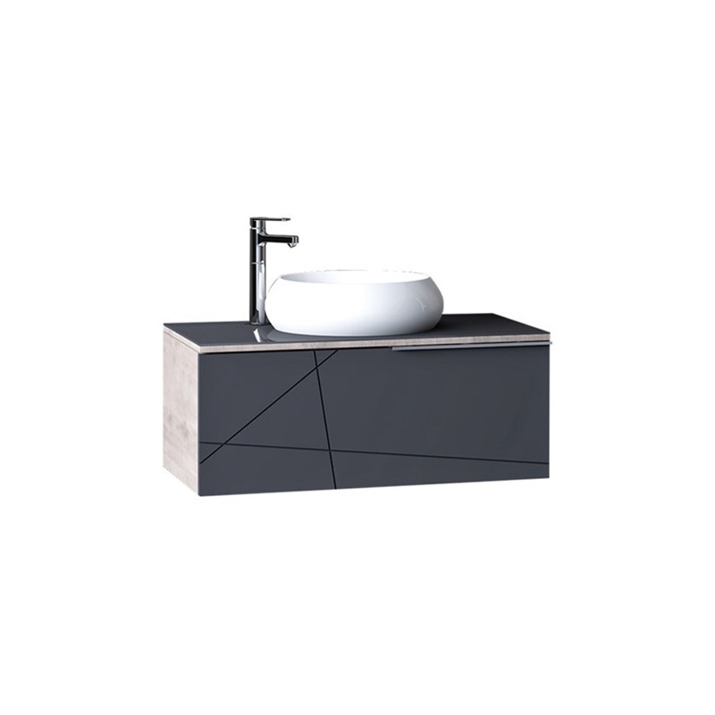 Euromart - Nplus Arteon Bathroom Base Cabinet 100cm - White #338631