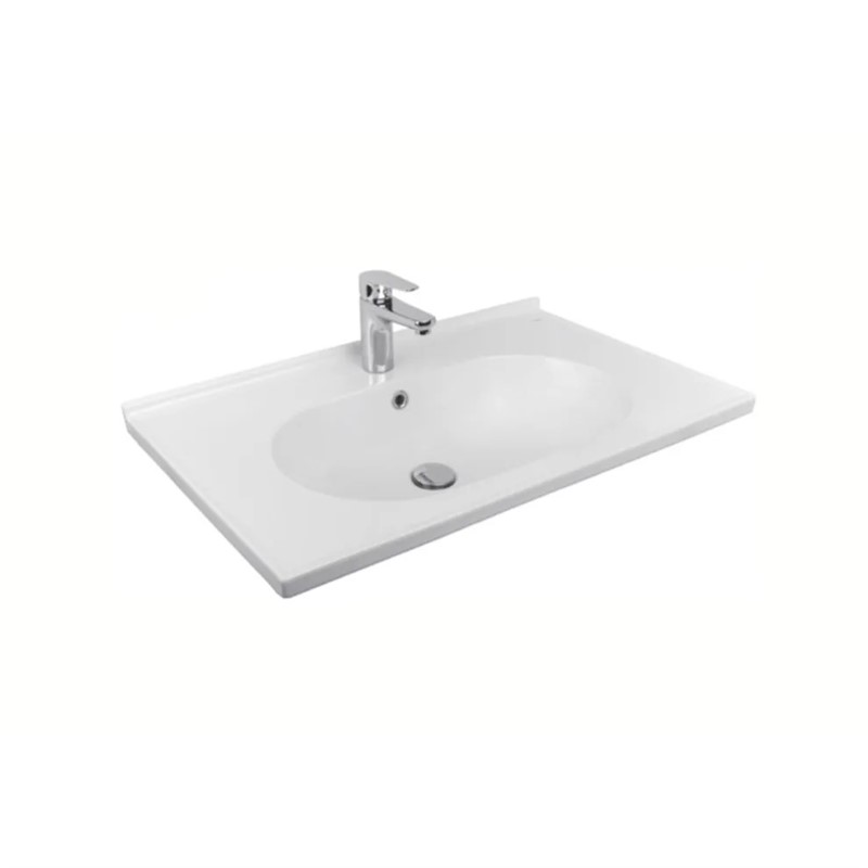 Euromart - Orka Clay Lower bathroom cabinet 100 cm - Mink #344360