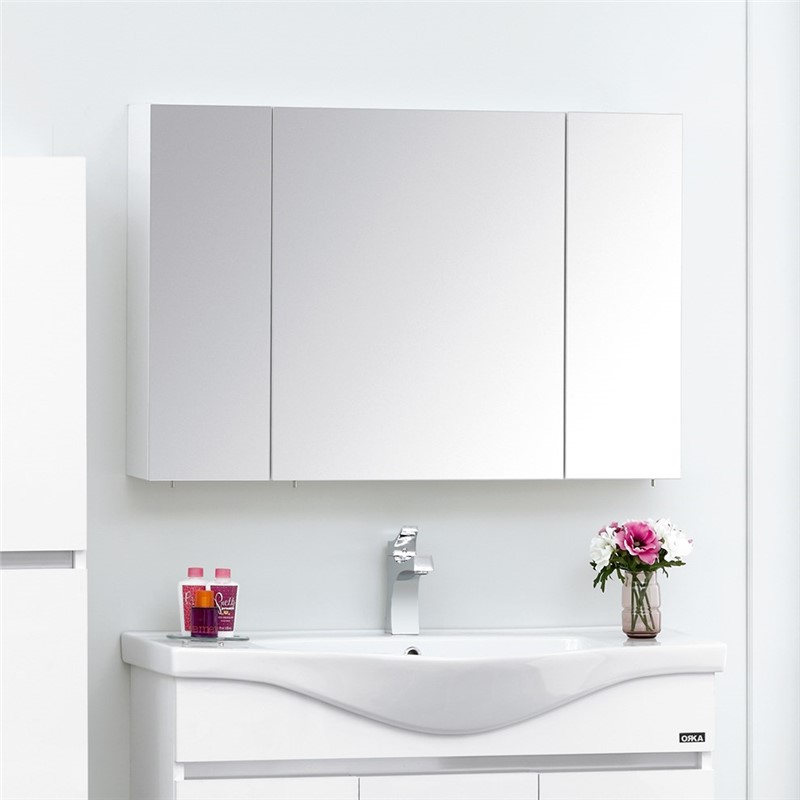 Euromart - Orka Dinar 97 cm Dolaplı Ayna