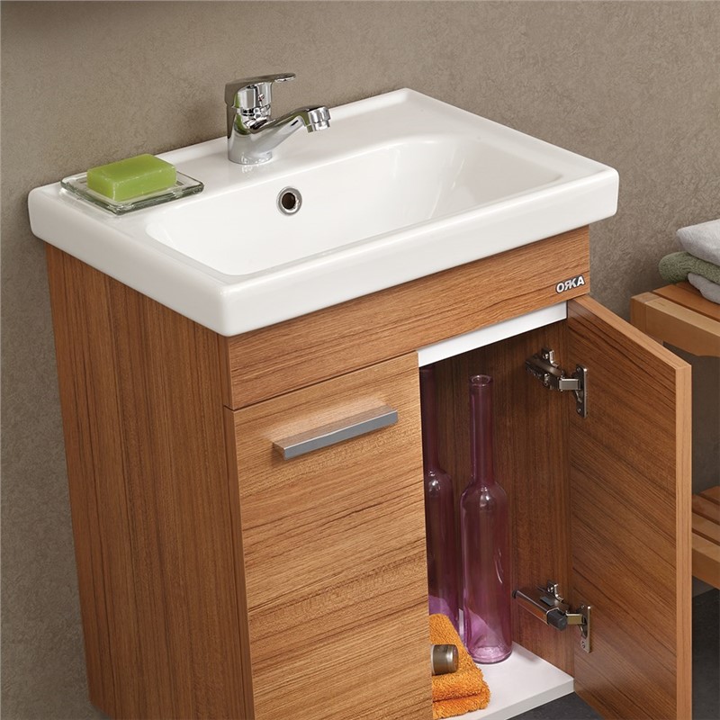 Euromart - Orka Enez Waschbeckenunterschrank 55 cm #339318