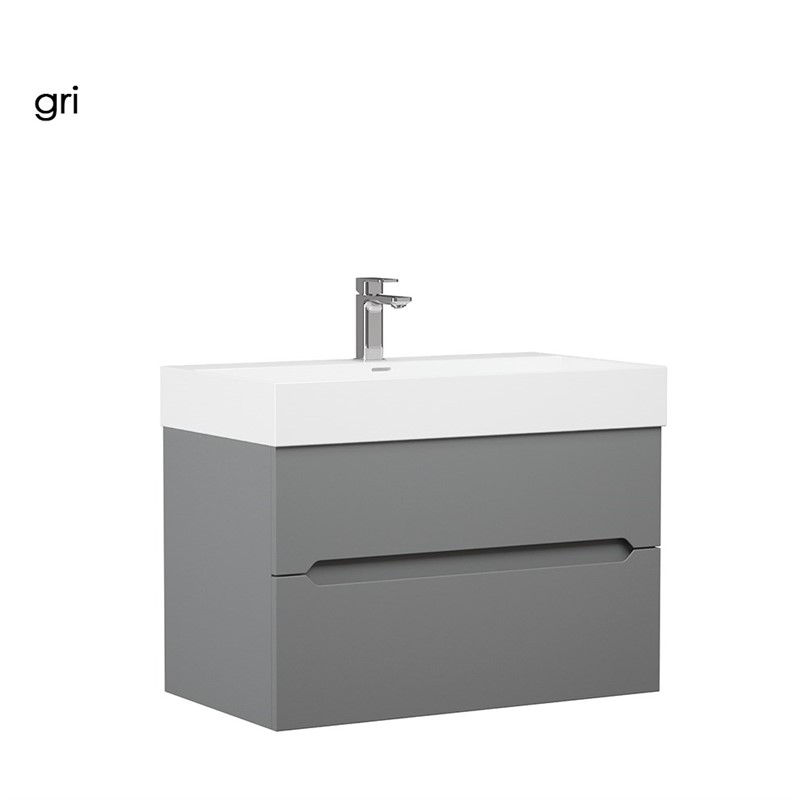 Euromart - Orka Malta 120 cm Banyo Dolabı