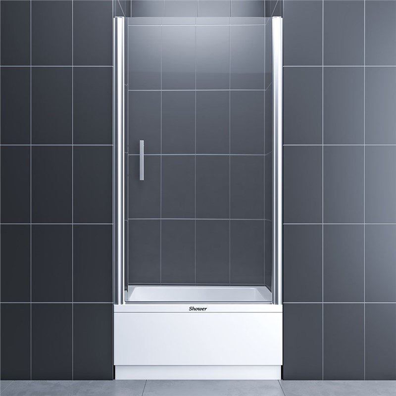 Euromart - Shower Relax Between Two Walls Shower cabin 90 cm - Inox #348538