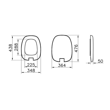 Euromart - VitrA Plural Soft Close Metal Hinge Toilet Seat - Gold #345121